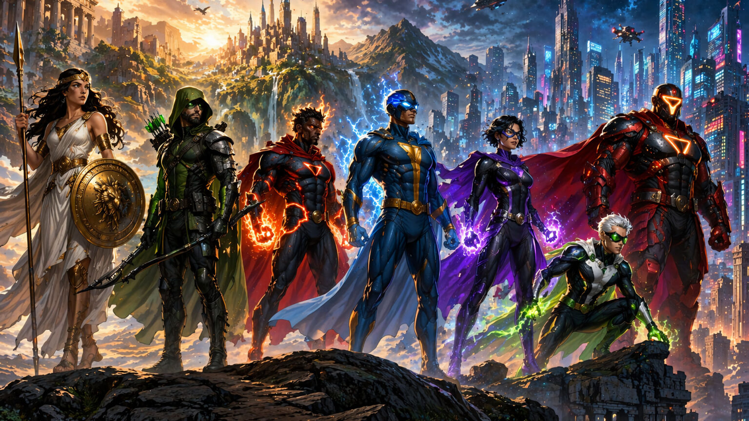 The History of Superheroes - Compact Histories